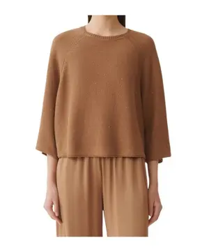Fabiana Filippi Embellished Crew Neck Sweater