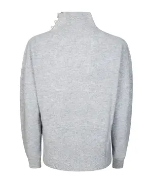 Liu Jo Beaded Puff Sleeve Jumper