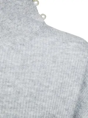 Liu Jo Beaded Puff Sleeve Jumper