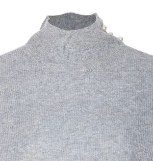 Liu Jo Beaded Puff Sleeve Jumper