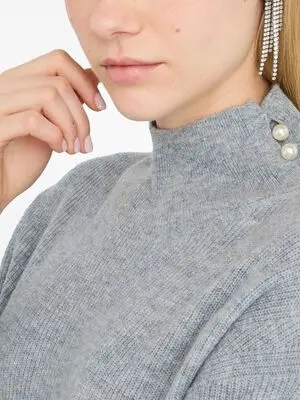 Liu Jo Beaded Puff Sleeve Jumper