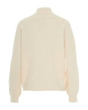Liu Jo Roll Neck Embellished Sweater - Nude