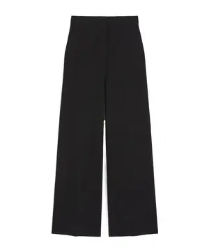 Max Mara Compact Jersey Trousers - Black