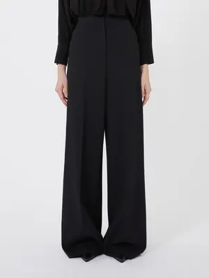 Max Mara Compact Jersey Trousers - Black