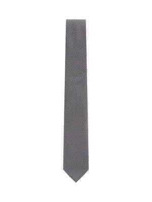TOM FORD Jacquard Neck Tie - Gray