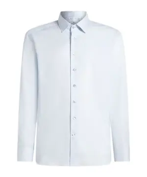 Etro Jacquard Button-up Shirt - Light Blue