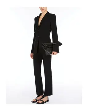 Max Mara Single-breasted Open Back Jacket