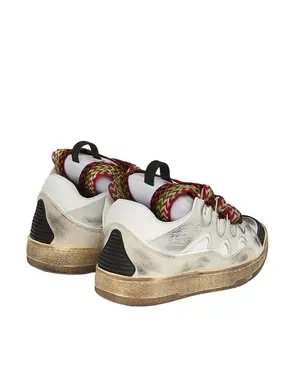 LANVIN Curb Chunky Lace-up Sneakers - Multicolor