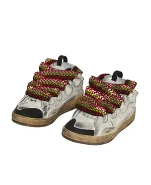 LANVIN Curb Chunky Lace-up Sneakers - Multicolor