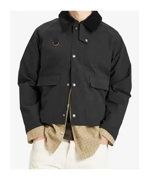 Barbour Long Sleeved High-neck Jacket - Black
