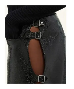 COURREGES Vinyl Mini Skirt