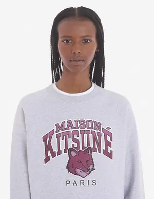 Maison Kitsuné Printed Knit Jumper