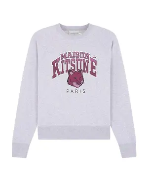 Maison Kitsune Long Sleeve Sweatshirts Hoodies For Women