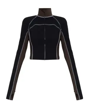 Fendi Cropped Training Top With Logo Print