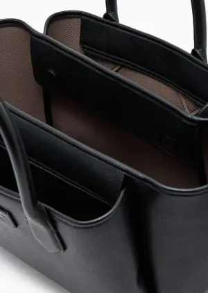 Emporio Armani Logo Patch Tote Bag