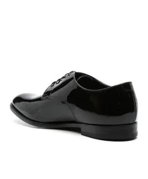DOUCAL'S Patent Leather Derby Shoes