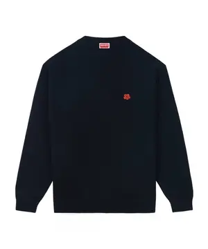 Kenzo Boke Flower Embroidered Crew Neck Jumper
