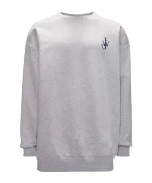 J.W.ANDERSON Jw Anderson Anchor Embroidered Back Printed Sweatshirt