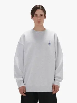 J.W.ANDERSON Jw Anderson Anchor Embroidered Back Printed Sweatshirt