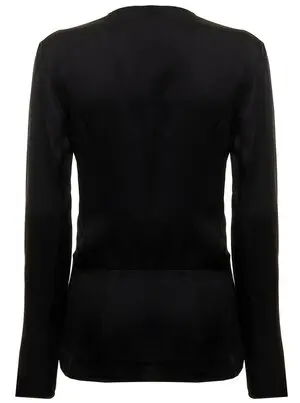 Givenchy Long-sleeve Wrap Top