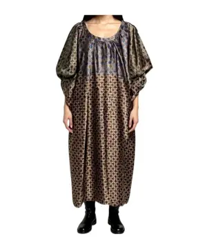 Dries Van Noten Geometric Print Maxi Dress