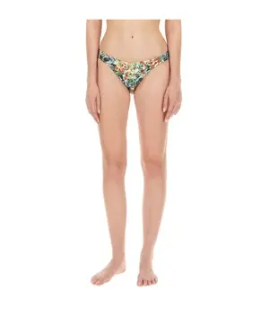 GANNI Recycled Printed Lowrise Bikini Briefs - Multicolor