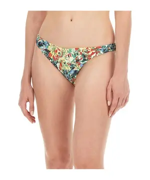 GANNI Recycled Printed Lowrise Bikini Briefs - Multicolor