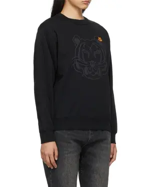 Kenzo Tiger Print Cotton Sweatshirt