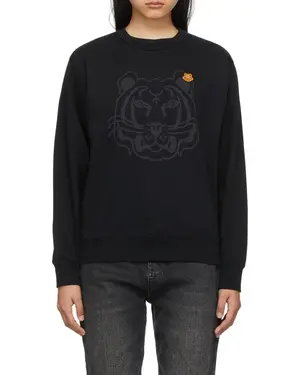 Kenzo Tiger Print Cotton Sweatshirt