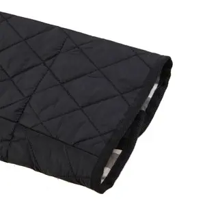 Burberry Diamond Quilted Stand Collar Jacket - Black