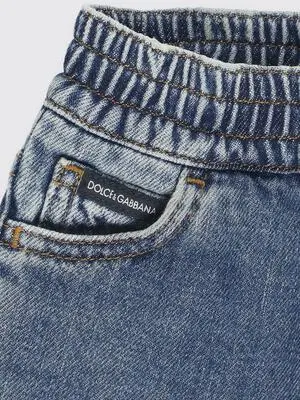 Dolce & Gabbana Elastic Waist Jeans With Drawstring