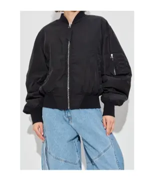 Attico The Anja Bomber Jacket - Black