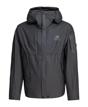 C.P. COMPANY Hooded Jacket With Concealed Closure