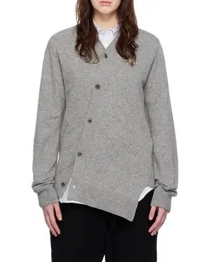 Comme Des Garcons Asymmetrical Cardigans For Men