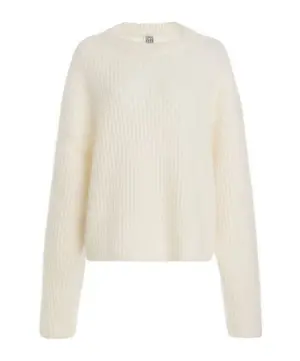 TOTEME Crewneck Ribbed Jumper