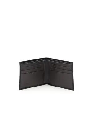 FERRAGAMO Gancini Bi-fold Wallet - Black