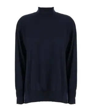 Max Mara Turtleneck Long-sleeved Jumper - Black