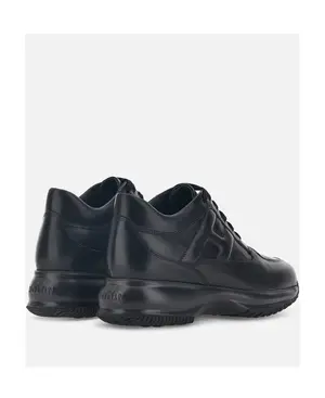 Hogan Round-toe Lace-up Sneakers