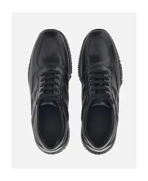 Hogan Round-toe Lace-up Sneakers