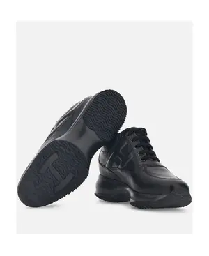 Hogan Round-toe Lace-up Sneakers