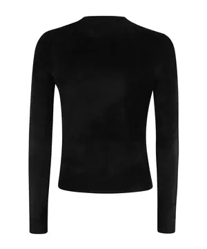 DIESEL® Long-sleeved Sweater With Embroidered Logo