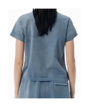 Alexander Wang T" Regular Fit Crewneck T-shirt - Blue