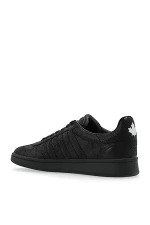 Dsquared2 Boxer Low Up Sneakers - Black