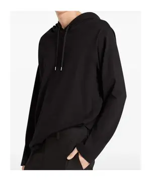 COURREGES Courrèges Logo Embroidered Drawstring Hoodie