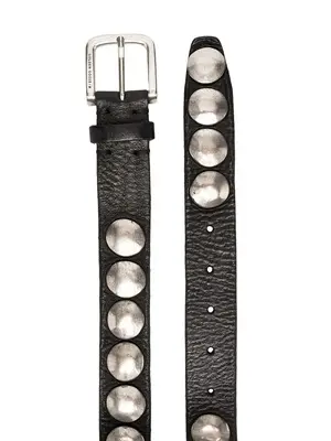 GOLDEN GOOSE Embellished Buckle Belt - Black