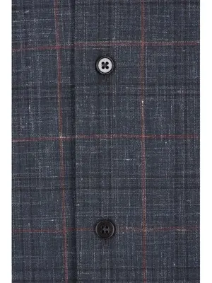 JIL SANDER Checked Buttoned Shirt