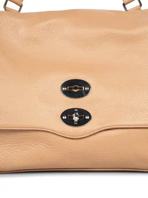 ZANELLATO Postina Rivet Shoulder Bag - Nude