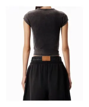 Alexander Wang Lipstick Print Crewneck T-shirt