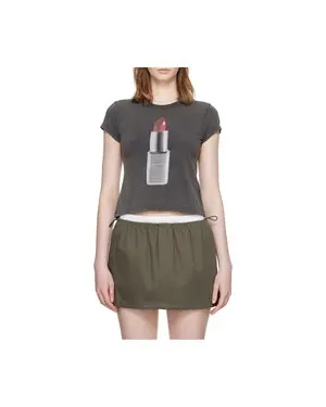 Alexander Wang Lipstick Print Baby T-shirt