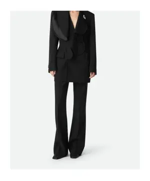 Bottega Veneta Light Wool Flared Trousers